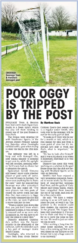 POOR OGGY IS TRIPPED BY THE POST - PressReader