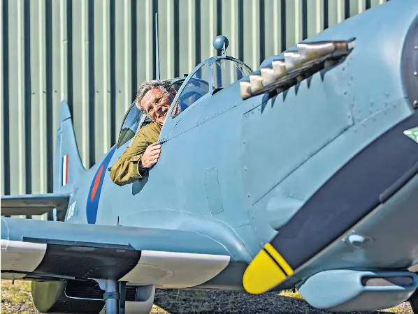 Chocks away for RAF buff who built replica Spitfire by hand - PressReader
