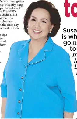 Susan turns ‘sad’ to ‘happy’ - PressReader