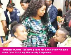 LET’S END CHILD MARRIAGE, SAYS FRIST LADY MUTINTA - PressReader