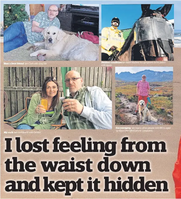 Former cop Iain Clark opens up on his life with multiple sclerosis - PressReader