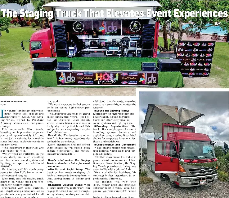 The Staging Truck That Elevates Event Experience­s - PressReader