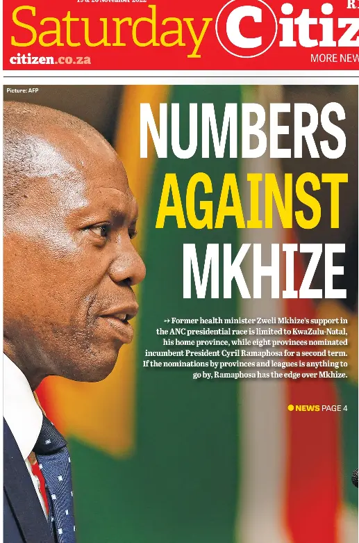 NUMBERS AGAINST MKHIZE - PressReader