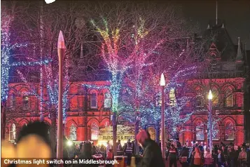 Thousands flock to the big switch-on - PressReader