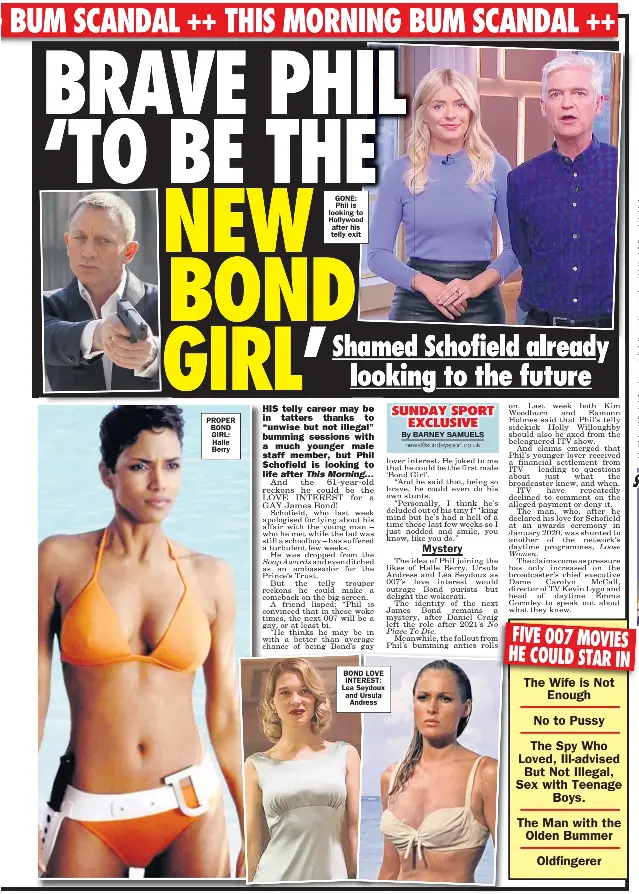 BRAVE PHIL ‘TO BE THE NEW BOND GIRL’ - PressReader