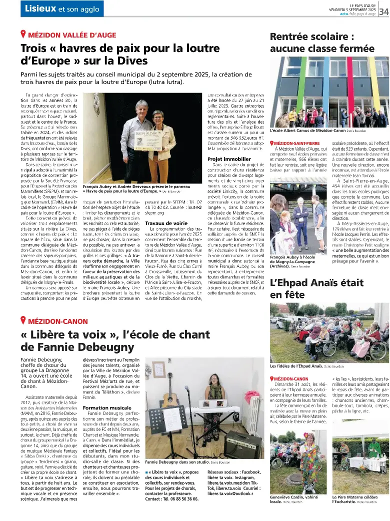 « Libère ta voix », l’école de chant de Fannie Debeugny - PressReader