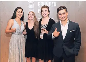 Platz fünf für vier Gymnasiast­en beim Deutschen Gründerpre­is ...
