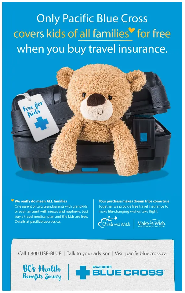 Only Pacific Blue Cross covers kids of all families for free when you ...
