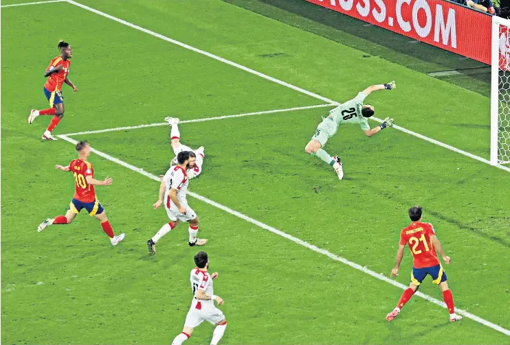 ‘Perfect’ Rodri keeps Spain on track after early shock - PressReader