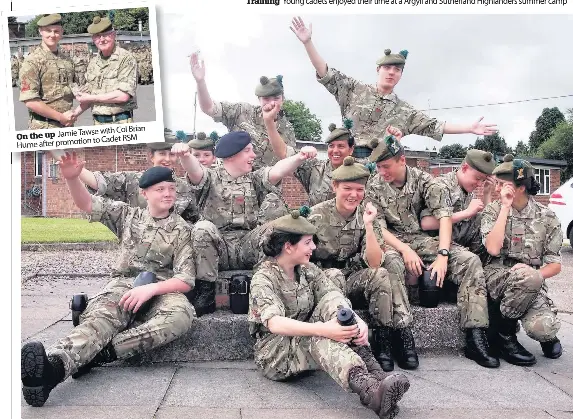 Army cadets are happy campers - PressReader