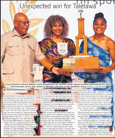 Unexpected win for Taletawa - PressReader