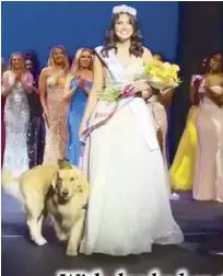 With dog by her side, autistic teen wins Miss Dallas - PressReader