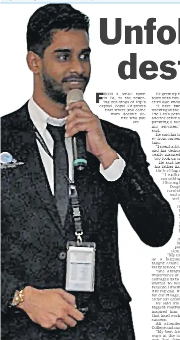 Unfolding destiny - PressReader