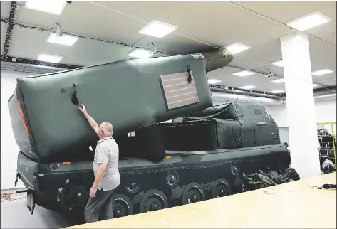 Inflatable tanks, missiles - PressReader