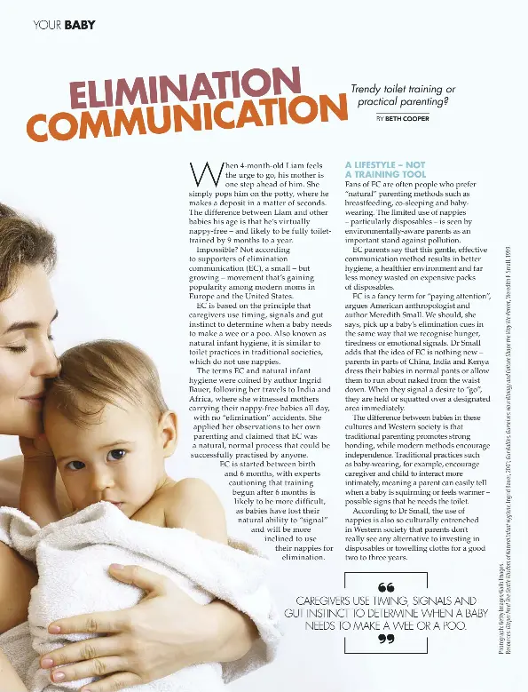 ELIMINATIO­N COMMUNICAT­ION - PressReader