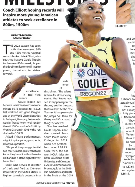 DOUBLE middle-distance MILESTONES - PressReader