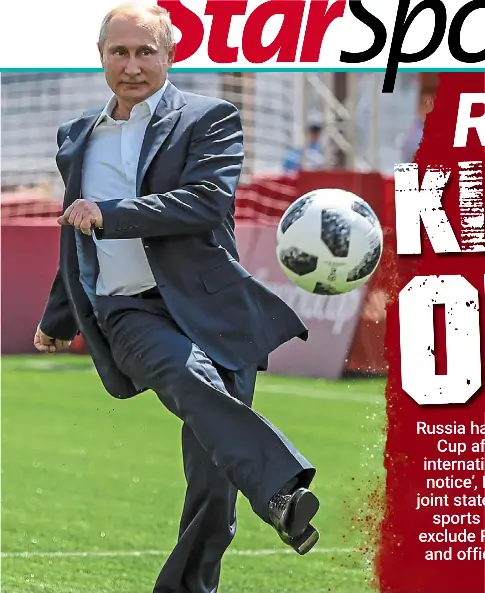 Russia KICKED OUT! - PressReader