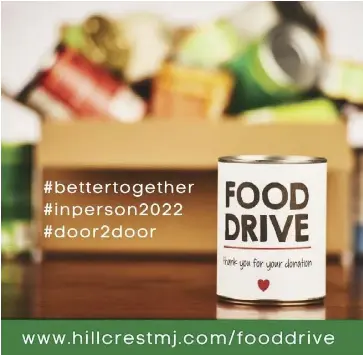 17th annual Better Together Food Drive returns as an in-person activity - PressReader