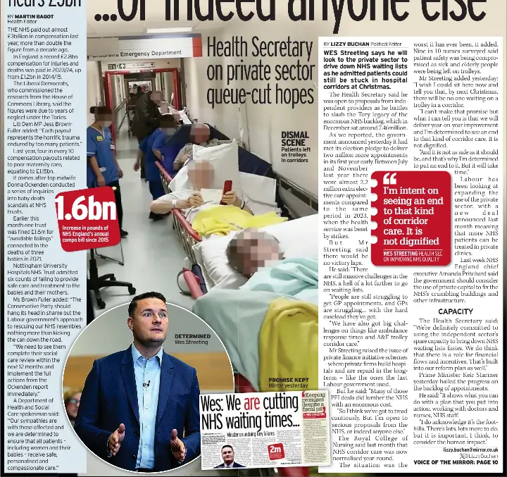 Streeting ‘open to serious proposals from the NHS ...or indeed anyone else’ - PressReader