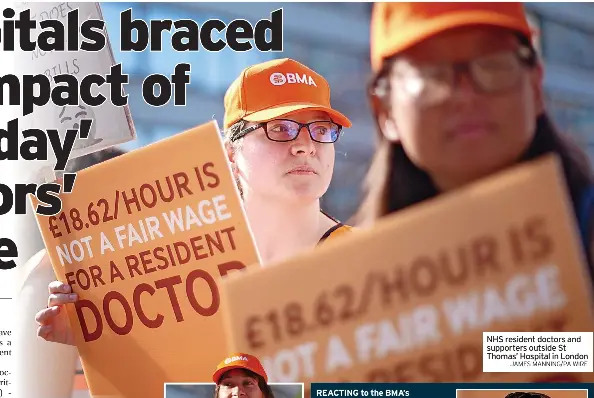 Hospitals braced for impact of five-day’ doctors’ strike - PressReader