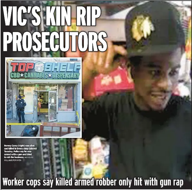 VIC’S KIN RIP PROSECUTOR­S - PressReader