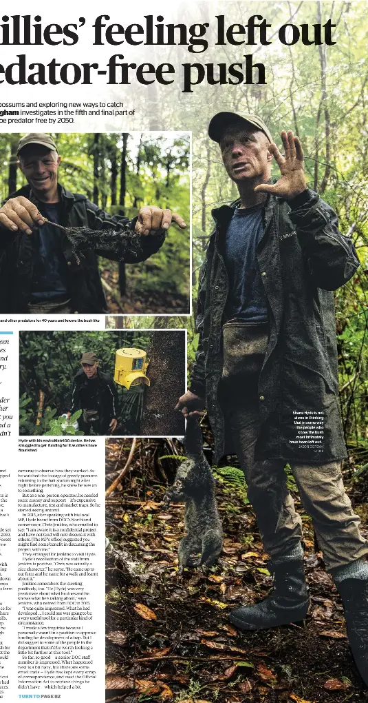 The ‘hillbillie­s’ feeling left out of the predator-free push - PressReader