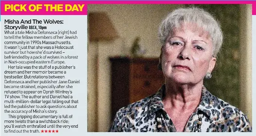 Misha And The Wolves: Storyville - PressReader