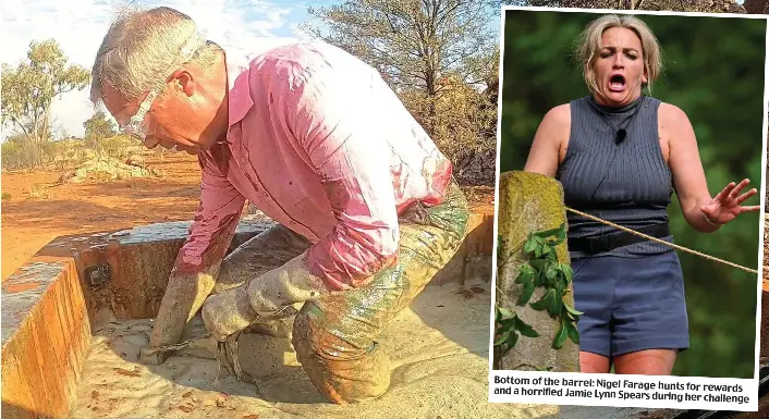 Mucky way to earn £1.5m! Farage knee deep in jungle trial - PressReader