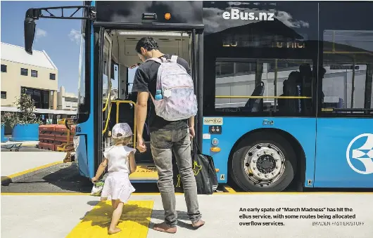 Passenger upswing hits eBus service early - PressReader