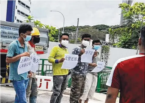 Constructi­on firm owes wages to 268 migrant workers - PressReader