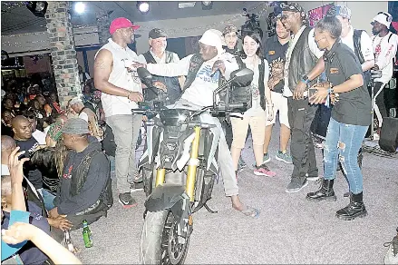 Motorbike accident survivor wins E200k bike - PressReader