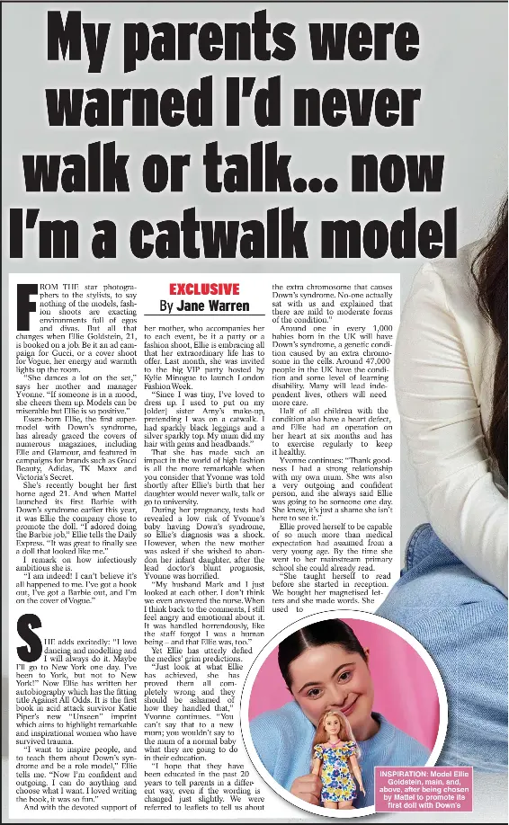 My parents were warned I’d never walk or talk… now I’m a catwalk model - PressReader