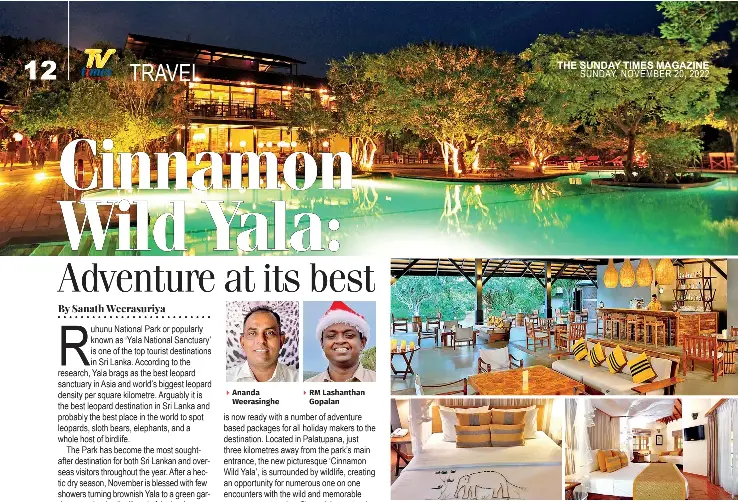 Cinnamon Wild Yala: - PressReader