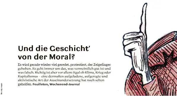 Und die Geschicht’ von der Moral? - PressReader