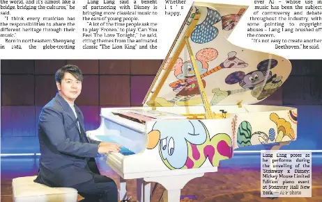 For classical star Lang Lang, musicians must ‘bridge’ cultures ...