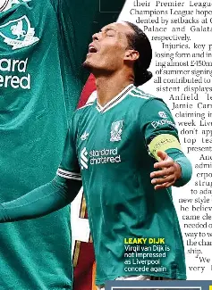 Slot admits struggle as baying mob chase down his champs - PressReader