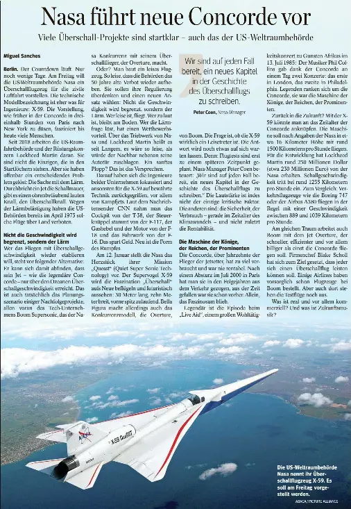 Nasa führt neue Concorde vor - PressReader