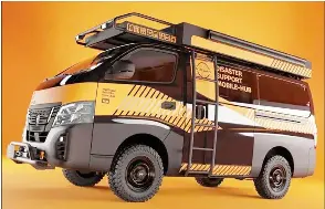 Nissan NV350 taxi converted into electric disaster support van - PressReader