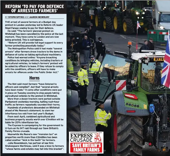 REFORM ‘TO PAY FOR DEFENCE OF ARRESTED FARMERS’ - PressReader