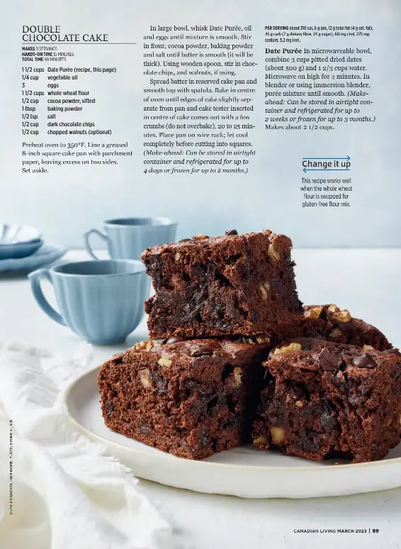 DOUBLE CHOCOLATE CAKE - PressReader