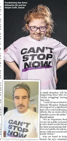 Big-hearted Colin in plea for help as Special Olympics funding runs dry ...