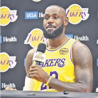 LeBron eyes 23rd NBA season, retirement still distant thought - PressReader