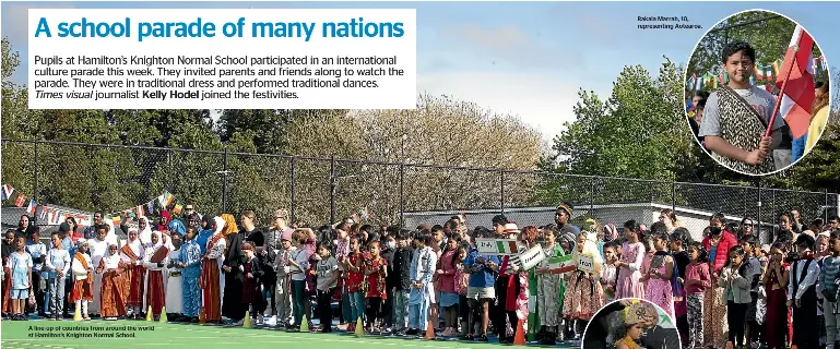 A school parade of many nations - PressReader