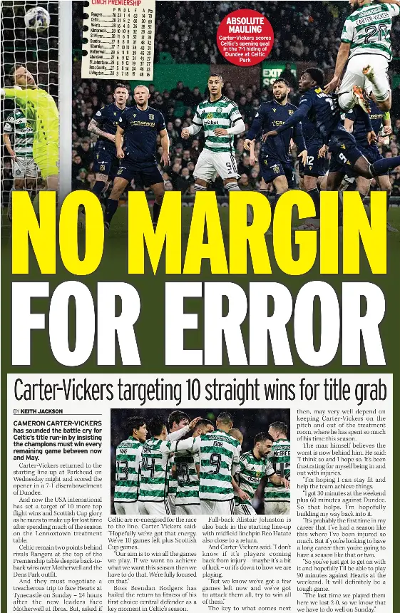 NO MARGIN FOR ERROR - PressReader