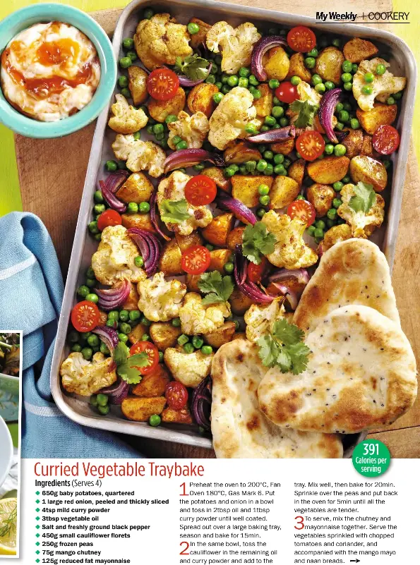 Curried Vegetable Traybake - PressReader