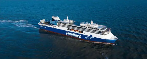 Finnlines nya fartyg anlände till Nådendal i tid till sportlovet ...