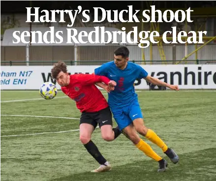 Harry’s Duck shoot sends Redbridge clear - PressReader