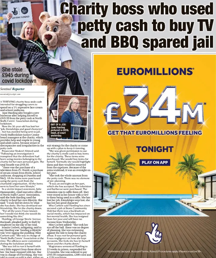 CHARITY BOSS WHO USED PETTY CASH TO BUY TV AND BBQ SPARED JAIL - PressReader