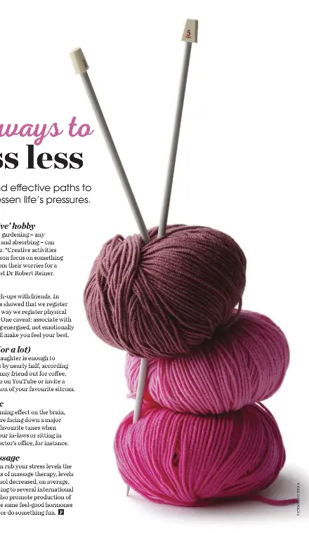 5 fun ways to stress less - PressReader