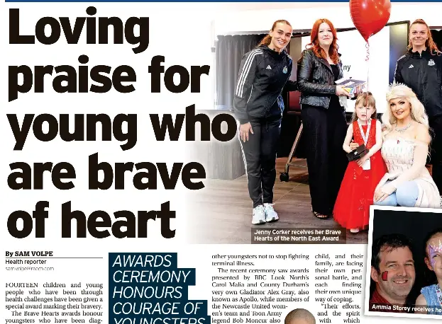 Loving praise for young who are brave of heart - PressReader